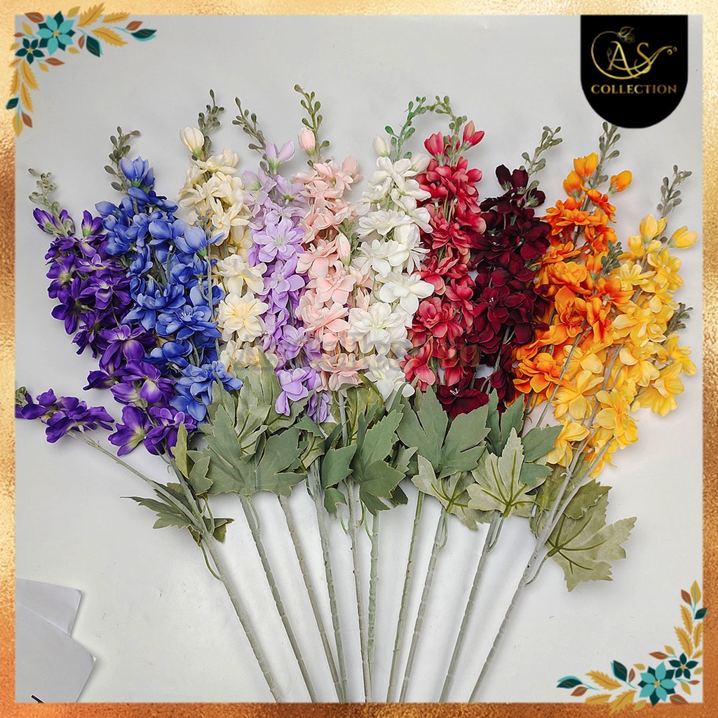 Jual Bunga Delphinium Spring - bunga plastik Imitasi Snapdragon ...