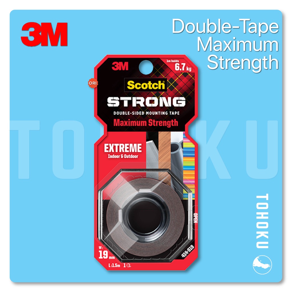 Jual 3M Scotch - Extreme Mounting Tape | Double Tape Heavy Duty | Shopee Indonesia