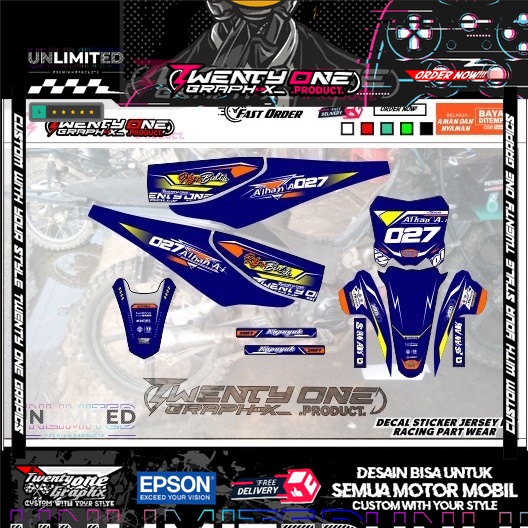 Jual DECAL RBT REVO ABS NEW BLUEDEKAL MOTOR HONDA YAMAHA REVO ABS FIT ...