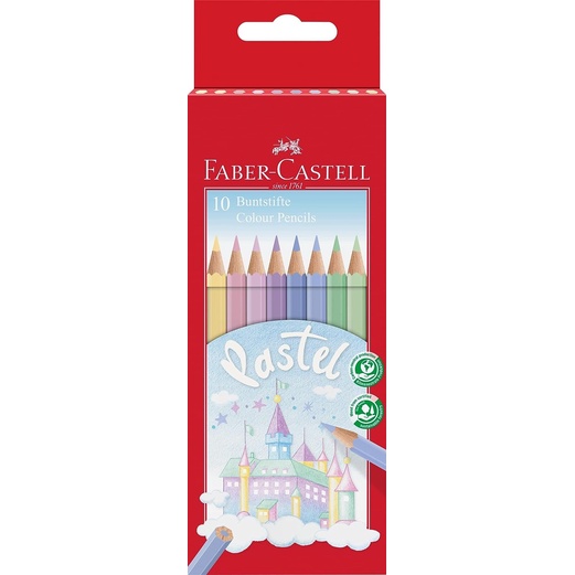 Jual Faber Castell Pastel Color Pencil Set - Pensil Warna Pastel Set 10 ...