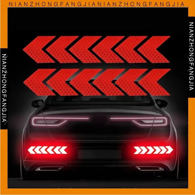 Jual 10 pcs Stiker 3D Mobil Dekorasi Exterior Reflektor Mobil Nyala ...