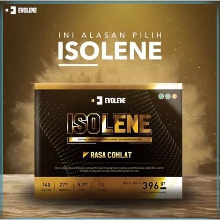 Jual ISOLENE 1 BOX 12 SACHET WHEY EVOLENE ISOLEN ISOLIN COKLAT STRAWBERRY VANILA VANILLA ...
