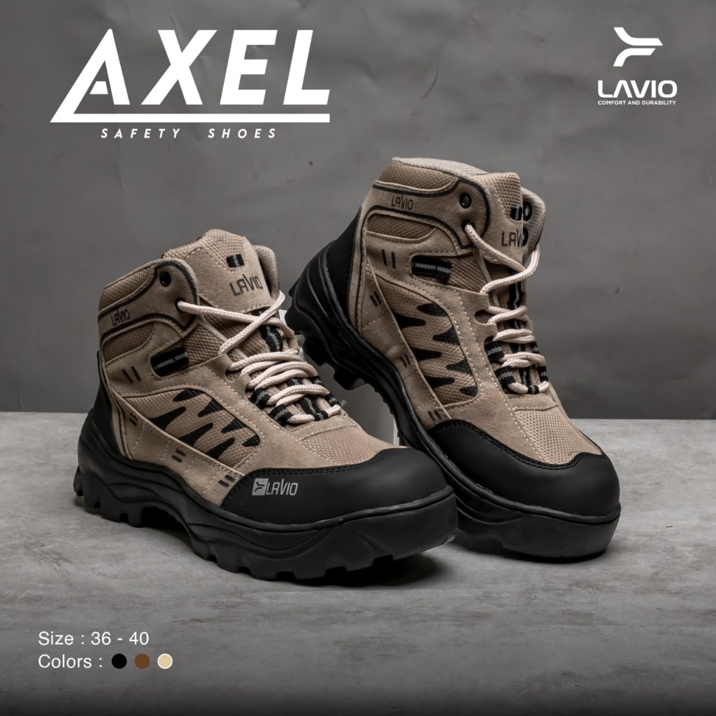 Jual Sepatu Safety Pria - Lavio - Safety Shoes Hiking Septi Gunung ...