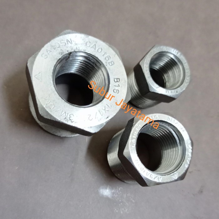 Jual Vring / Bushing / Vlok Ring Besi A105 3000 Psi NPT 1 x 3/8 " inchi ...