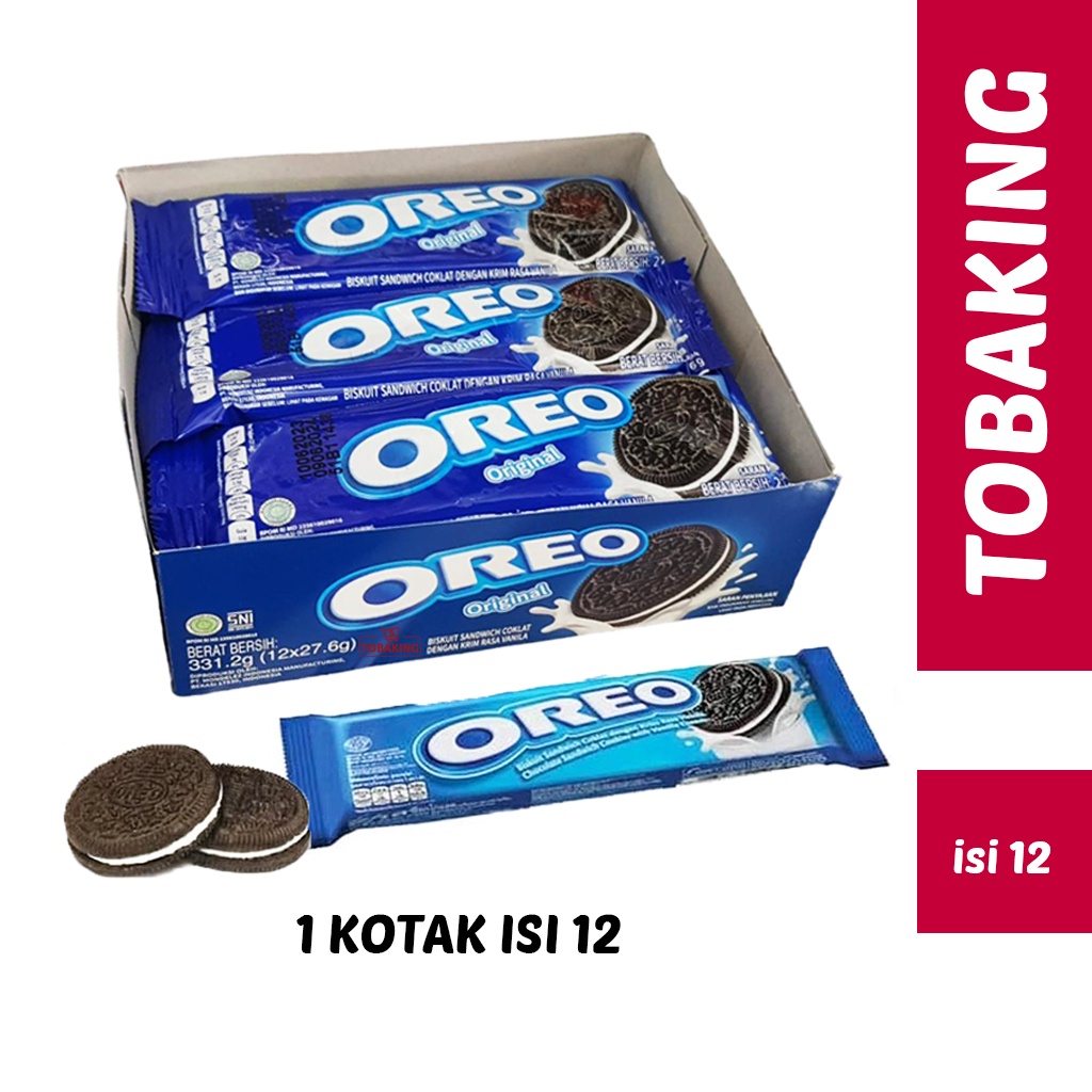 Jual Oreo Kotak isi 12 sachet Original Strawberry Cokelat Ice Cream ...