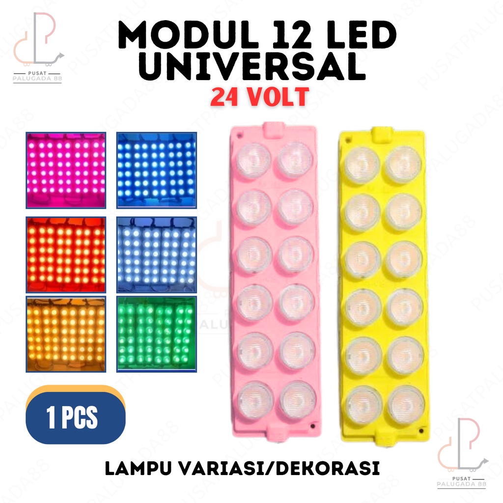 Jual Lampu LED Module Strip Lampu Variasi Motor Mobil Truck Fuso 1x12 ...