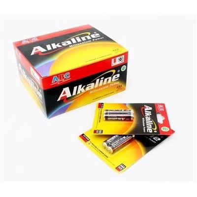 Jual Baterry Baterai Batere ABC Alkaline A3 AAA isi 2 1 box isi 24 ...