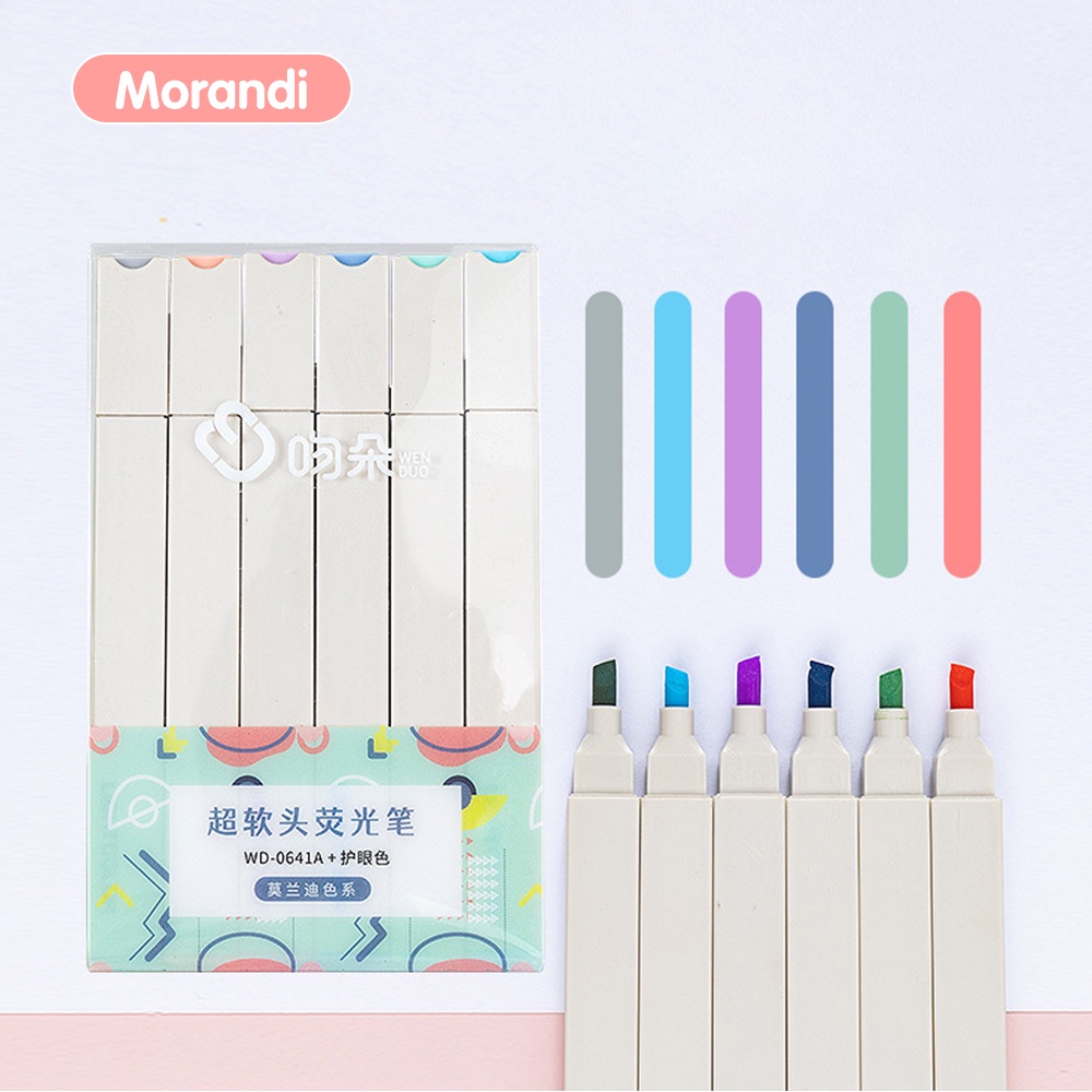 Jual Lakoe 6PCS stabillo warna/Stabillo Highliter set/Multicolor pena ...