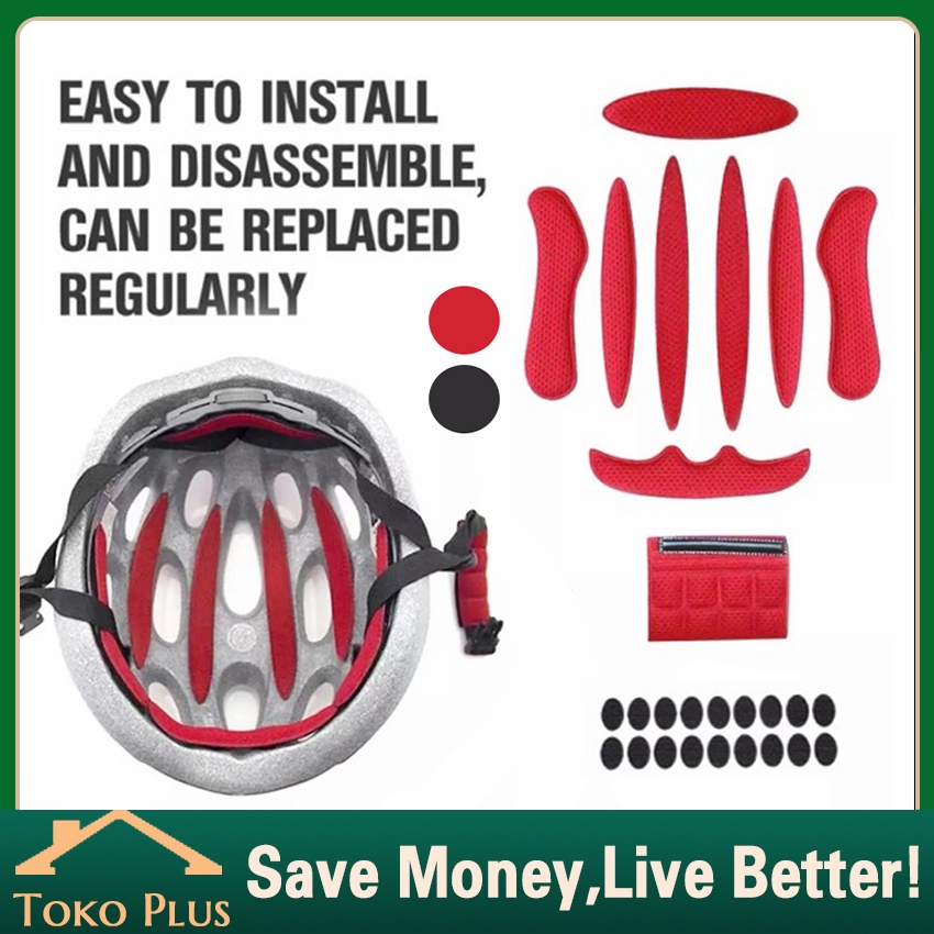 Jual Busa Pelindung Helm Sepeda Pelapis Busa Pelindung Spons padding ...