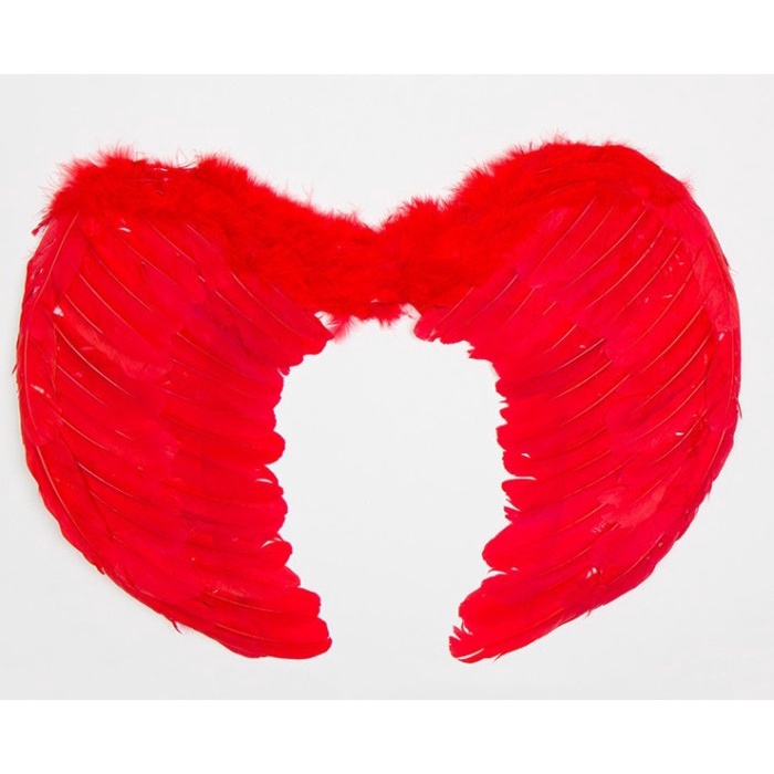 Jual Sayap Angel Wings Malaikat Kostum Halloween Party - S, Merah ...