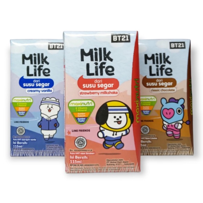 Jual Milk Life UHT dari susu segar 115 Ml | Shopee Indonesia
