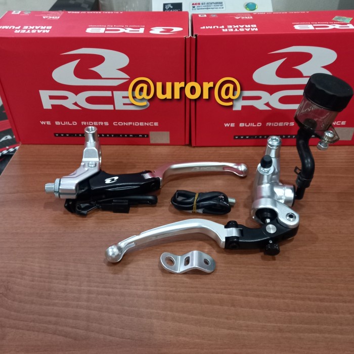 Jual MASTER REM RCB S1 14 MM RADIAL & HANDLE S1 KOPLING / REM SILVER ...