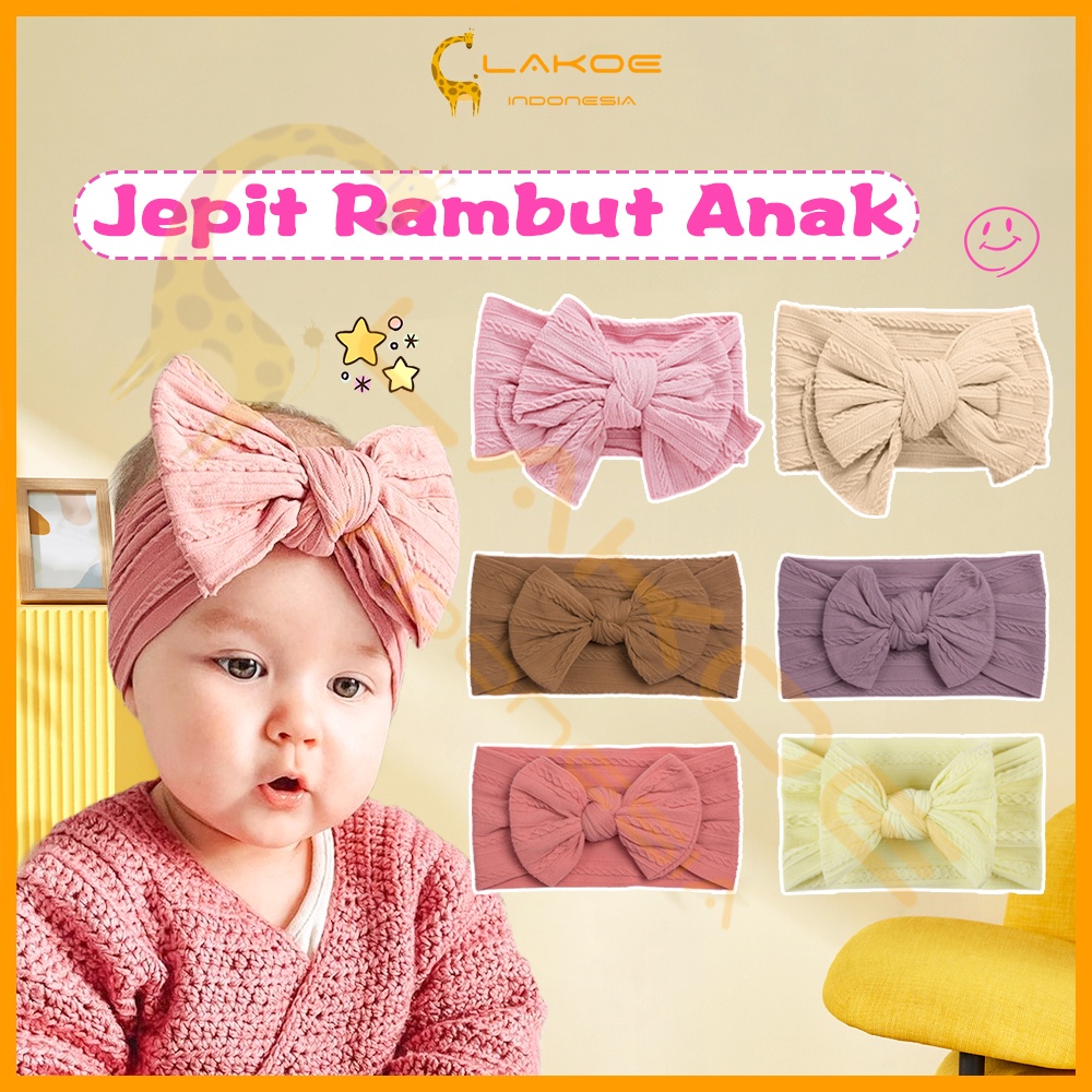 Jual Lakoe Bandana Pita Bayi/Bandana Bayi/Headwrap baby/Bando Karet ...