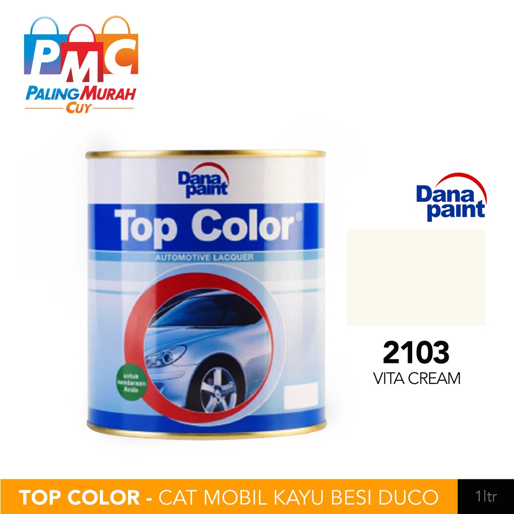 Jual TOP COLOR 2103 Vita Cream - Cat Mobil Kayu Besi Duco - ECER | Shopee Indonesia