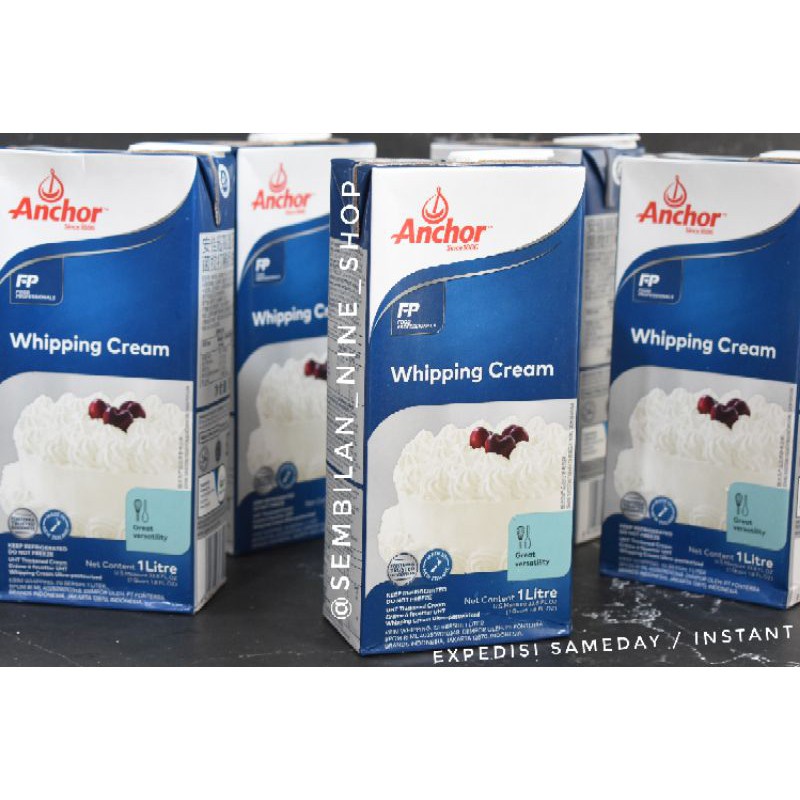 Jual Anchor Whipping Cream 1 Liter Dairy | Shopee Indonesia