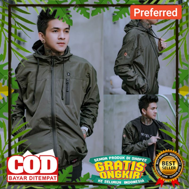 Jual OOTD KEREN JAKET TRENDY 2023 /BIG SIZE JAKET COWOK PARASUT ...