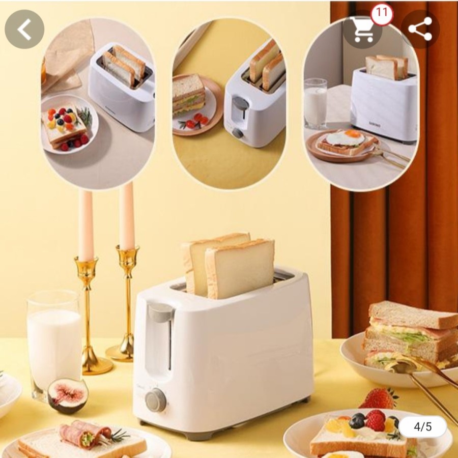 Jual Pemanggangan Roti Elektrik Samono - Toaster Pemanggangan Roti ...