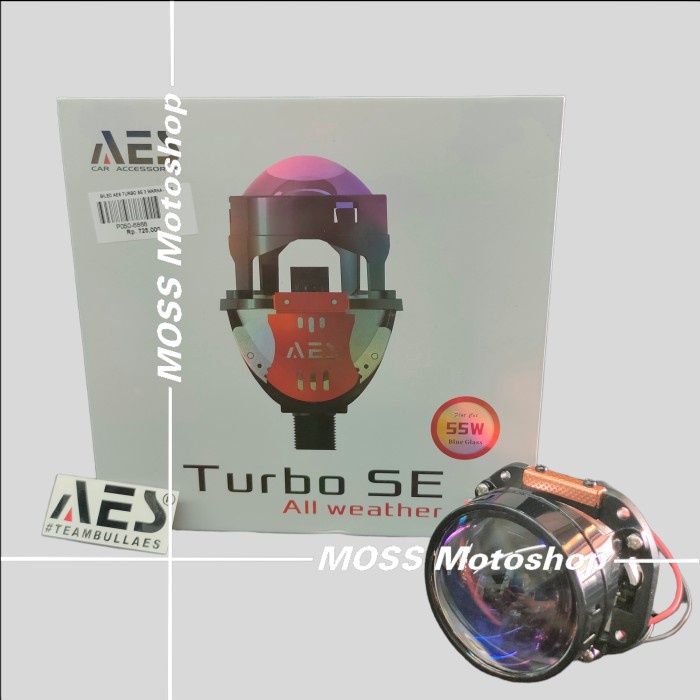 Jual BILED PROJECTOR AES TURBO SE 2.5 IN 3 WARNA ALL WEATHER ORIGINAL ...