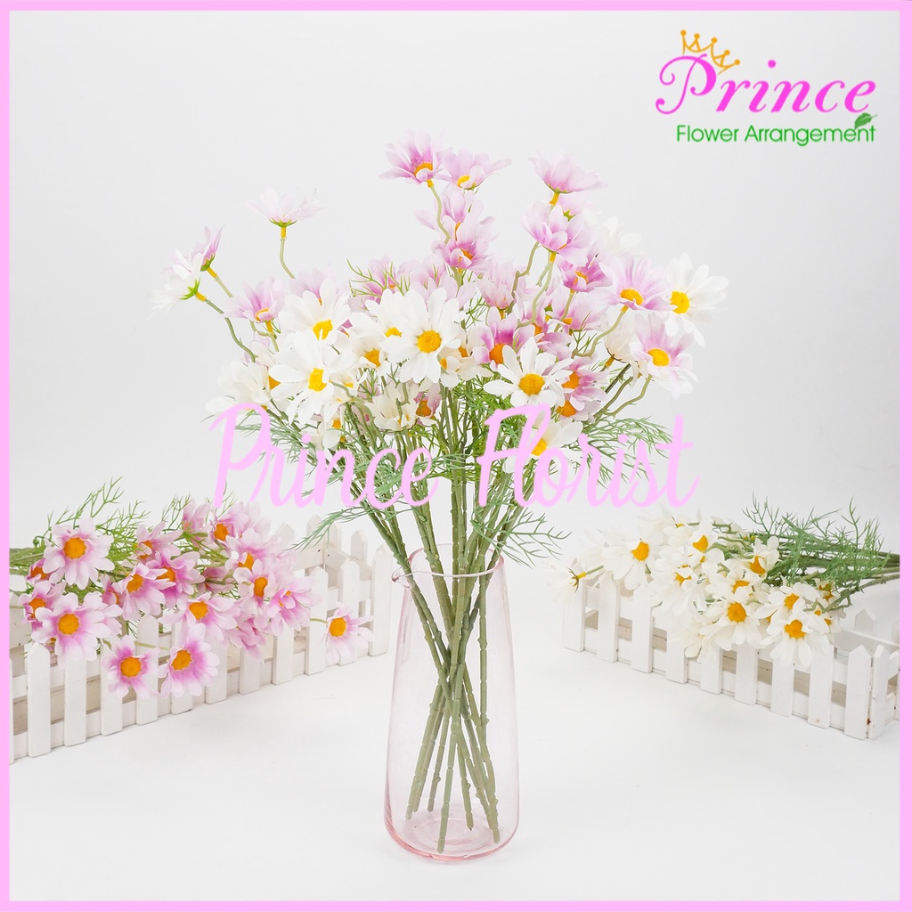 Jual Bunga Aster Cemara Panjang Artificial Flowers Daisy Chamomile ...