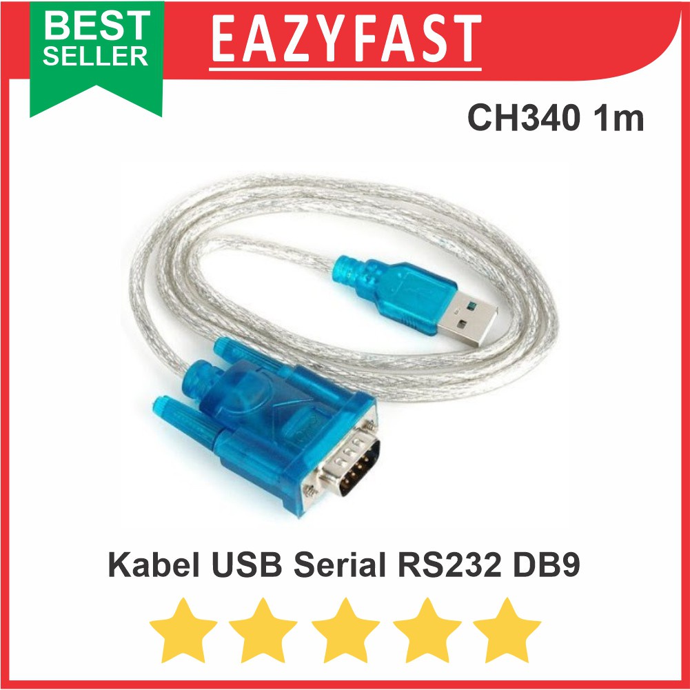 Jual Kabel USB to Serial RS232 DB9 9 Pin TTL COM Port Converter Adapter ...