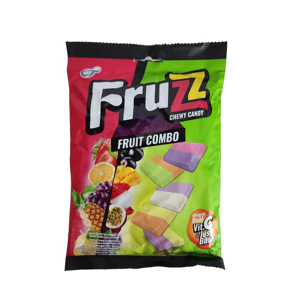 Jual Permen Fruzz Chewy Candy - Netto 100gr | Shopee Indonesia