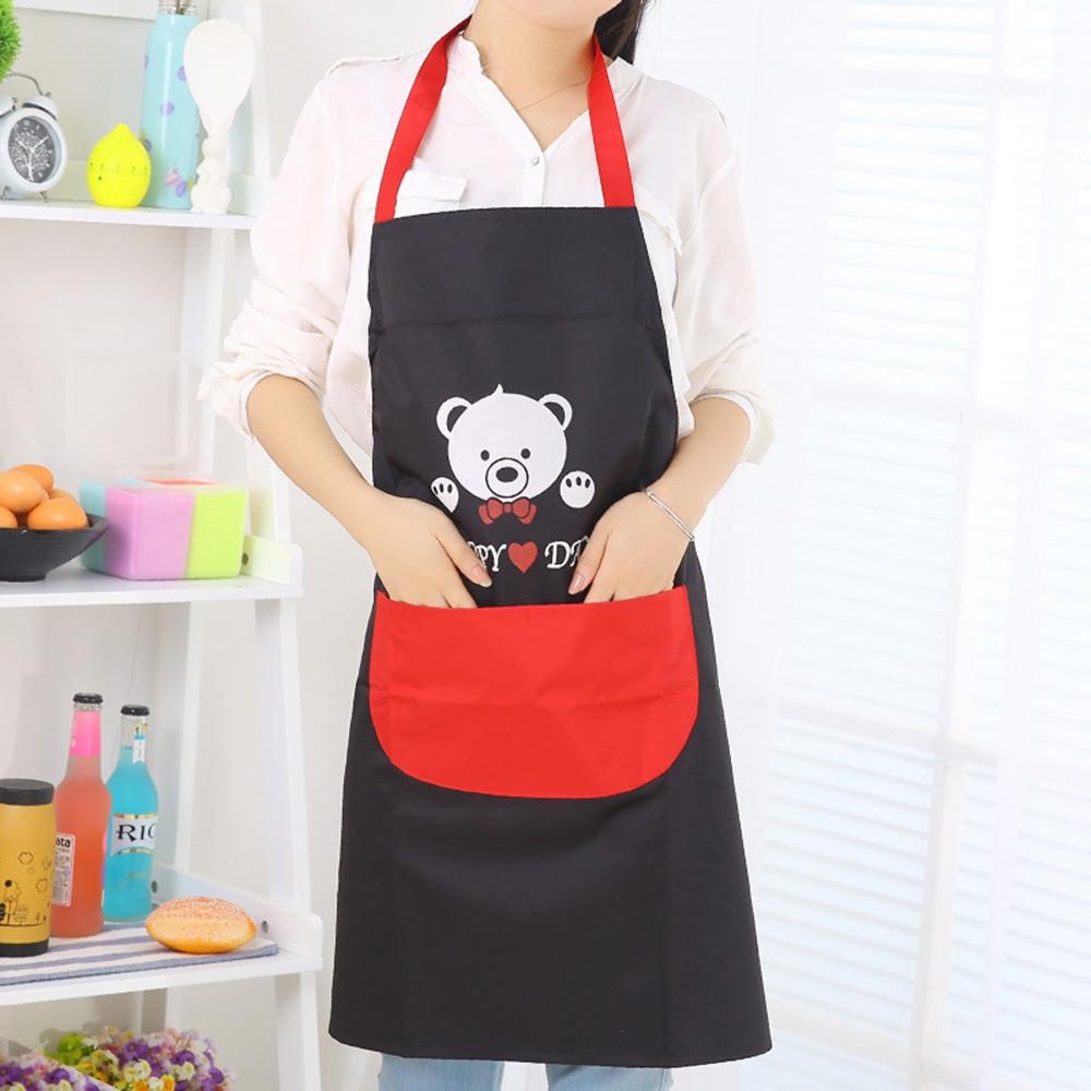 Jual Celemek Masak Apron Dapur Anti Air Model Kantong Pola Kartun ...