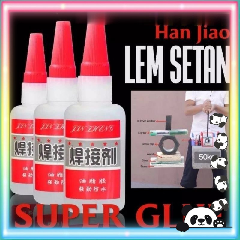 Jual Lem SETAN Lem Super Glue Korean Universal Welding Glue Plastic ...