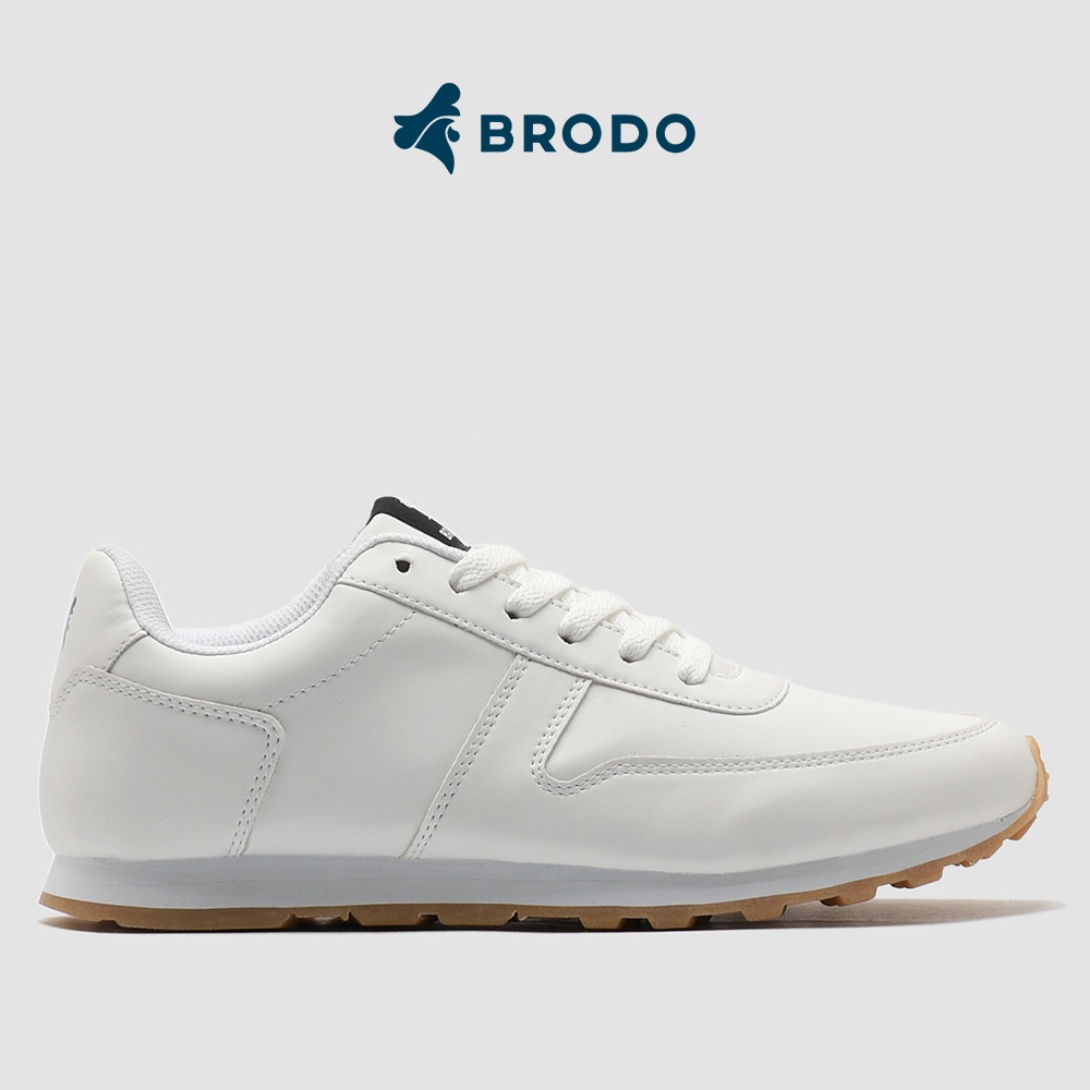 Jual BRODO - Sepatu Base Lite All White GS | Shopee Indonesia