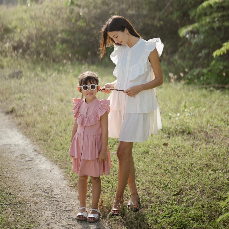 Jual Pocca - Moana Dress Mom | Baju Couple Mom Kids Ibu Anak Dress Lucu ...