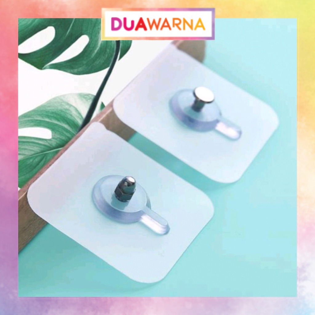 Jual DuaWarna Magic Hook Baut Gantungan Hook Tempel Baut Paku Perekat ...
