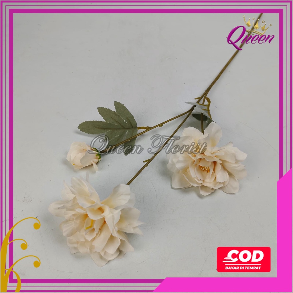 Jual Bunga Semanggi Sakura Tangkai Panjang 65cm Artificial Imitasi kain ...