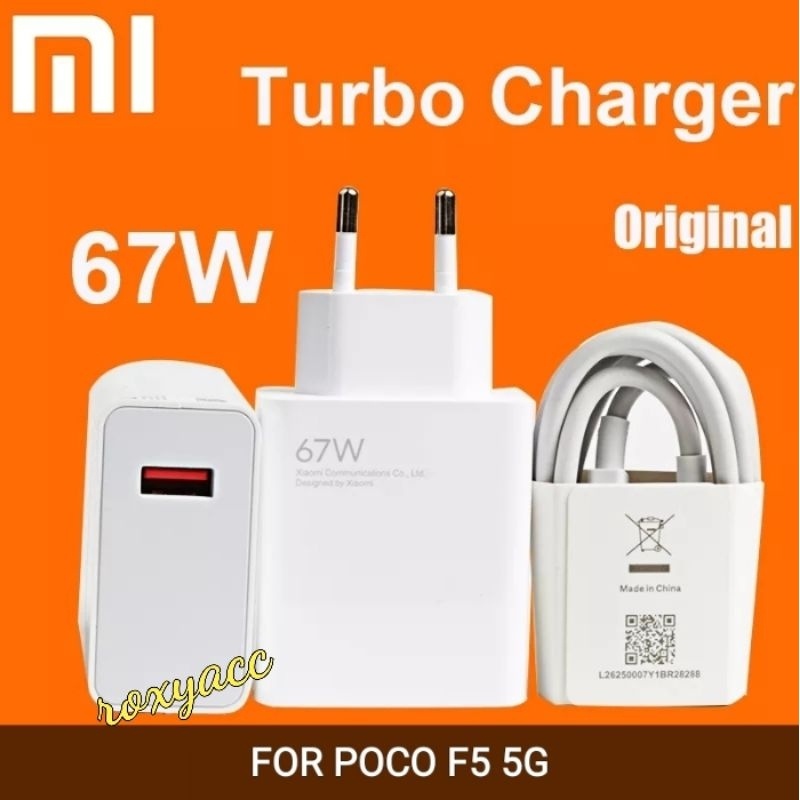 Jual CHARGER POCO F5 5G TURBO FAST CHARGING USB TYPE C ORI | Shopee ...