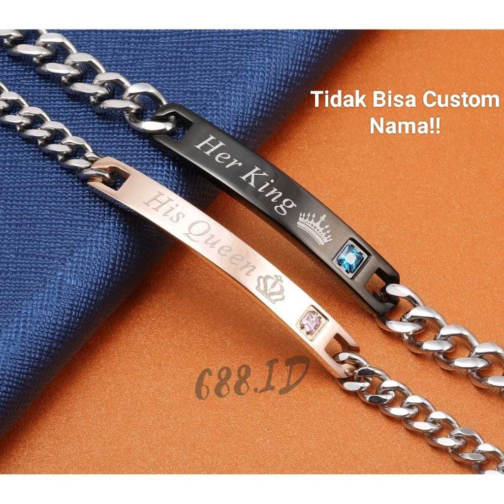 Jual [688.id] Gelang Fashion Pria & Wanita (TIDAK CUSTOM NAMA) Bisa ...