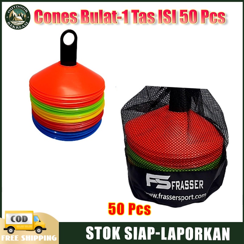 Jual Cone Mangkuk isi 50 bola kaki futsal training Latihan Atlit Sepak ...