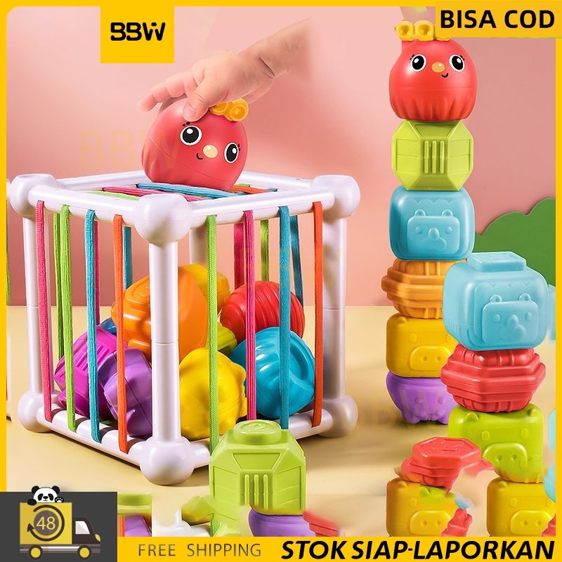Jual Mainan Anak BABY GAME ABOUT SHAPE Puzzle Baby Shape Sorting ...