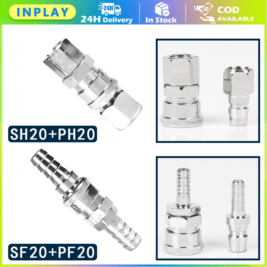 Jual Quick Coupler / Sambungan Selang Angin / Spray Gun Kompresor Coupler / Coupler Selang Angin ...