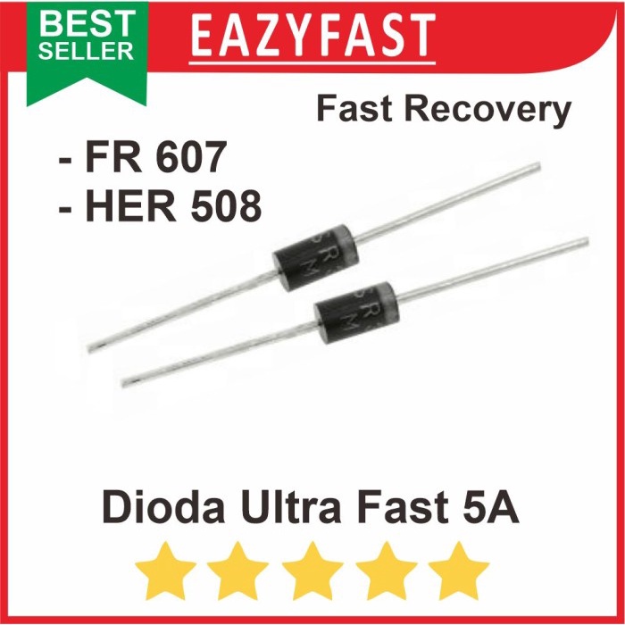 Jual Dioda Ultra Fast 5A 6A 6 5 A HER508 FR607 High Speed Recovery ...