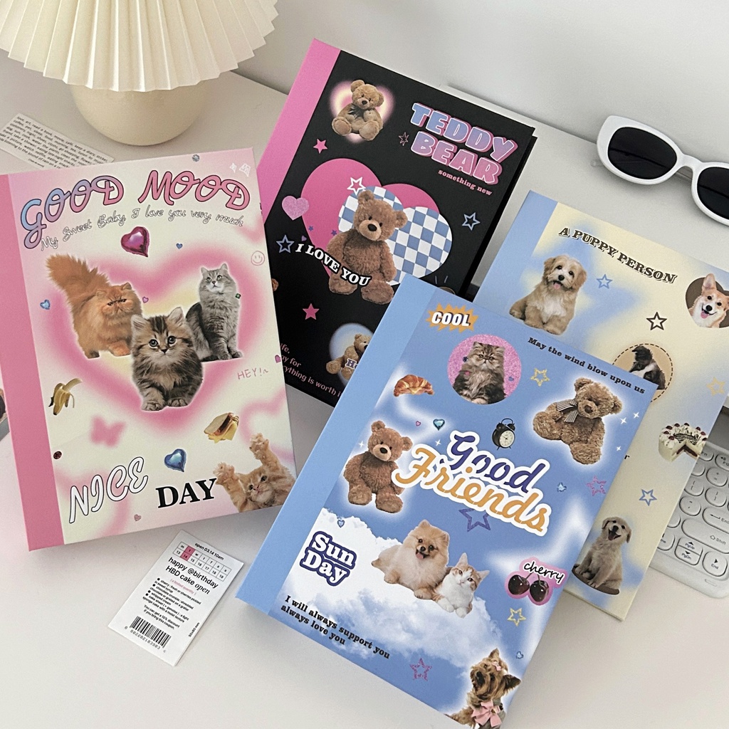 Jual [HARU] Y2k Pet Design A5 Cover Binder 6 Ring | Binder A5 Versi Y2k ...