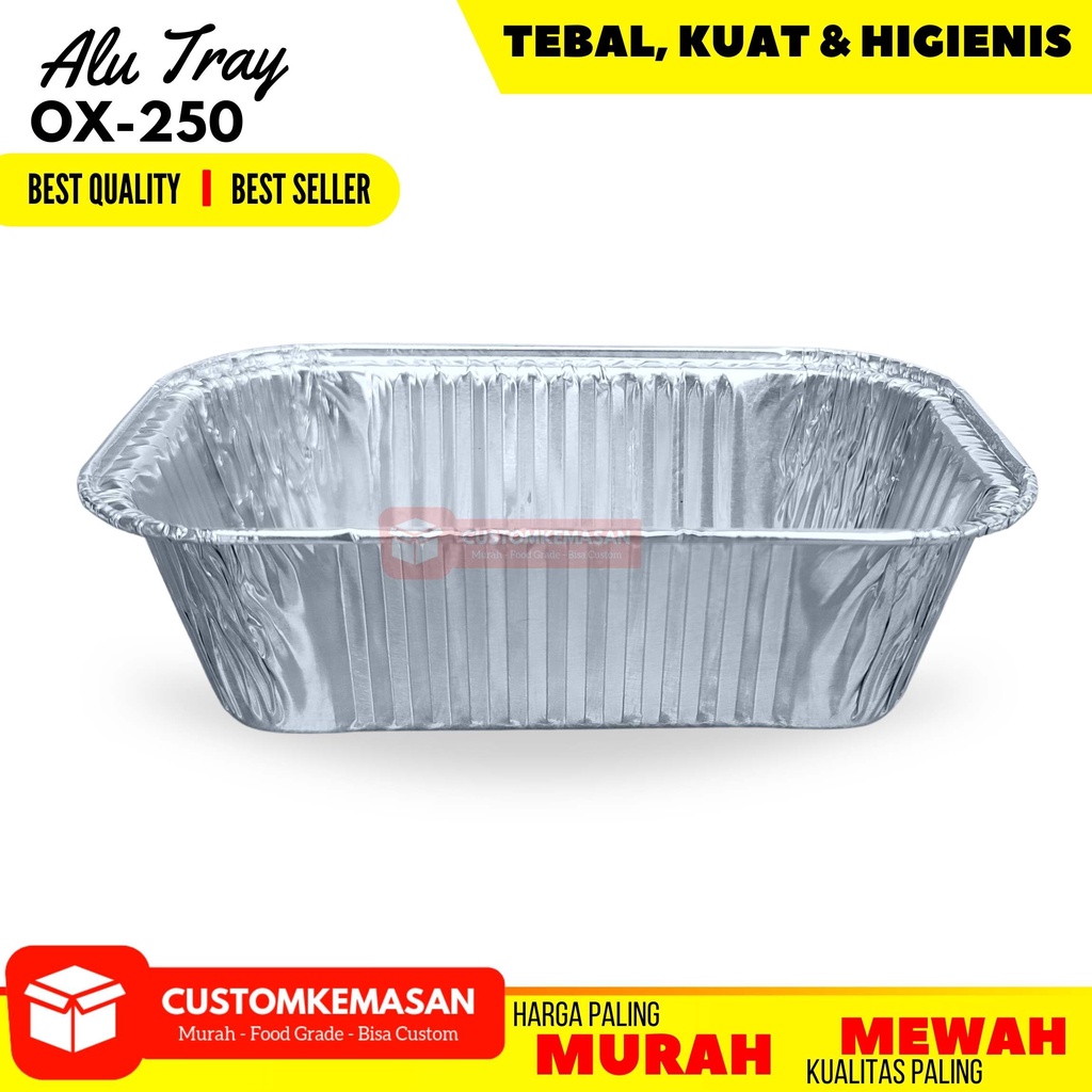 Jual Alumunium Tray OX-250 / Alumunium Cup OX-250 / Alumunium Foil Tray OX-250 / Alu Tray OX-250 ...