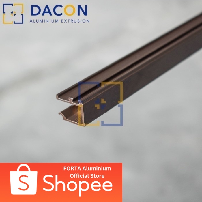 Jual Aluminium DACON POWDER COATING GLOSSY 2003 Untuk Tutup Tiang Pintu Swing Door | Shopee ...