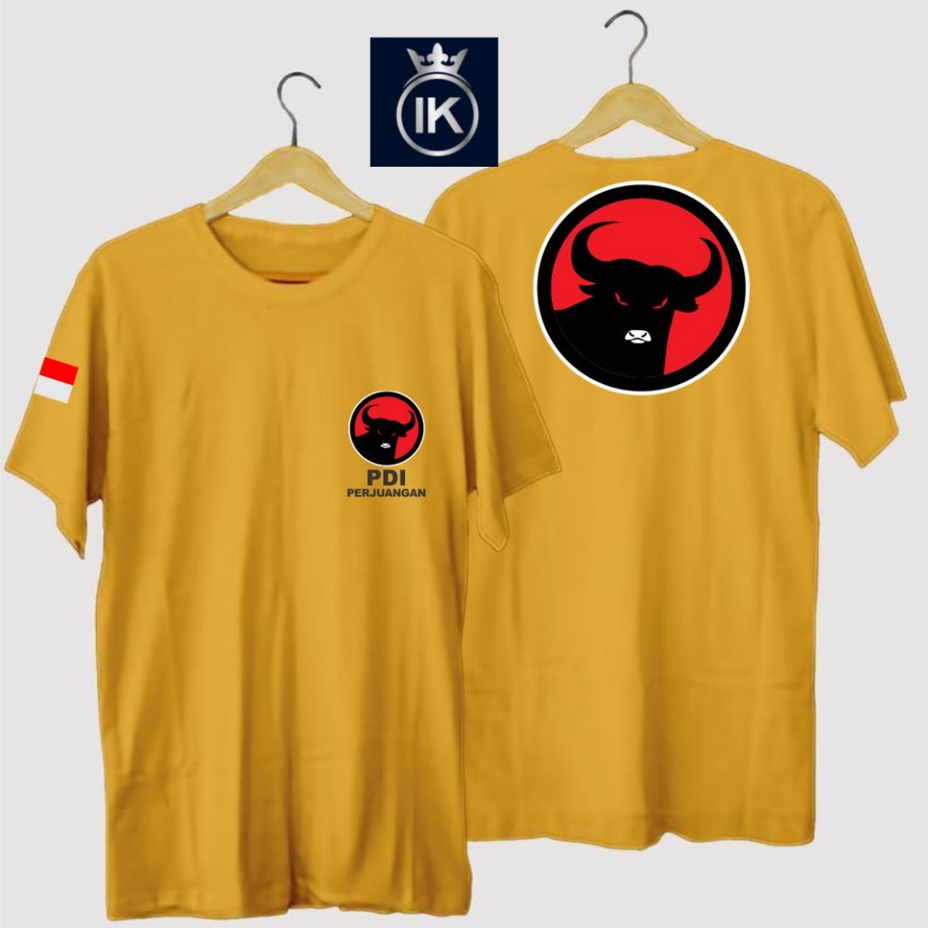 Jual KAOS COD LOGO BANTENG PDIP PERJUANGAN BENDERA DB | Shopee Indonesia