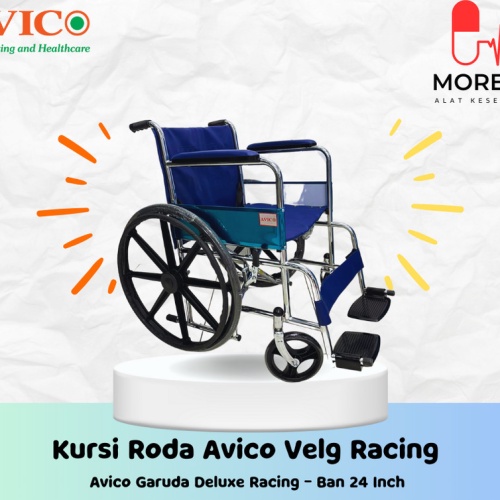 Jual AVICO - Kursi Roda Garuda Deluxe Racing Velg 24 Inch | Shopee ...