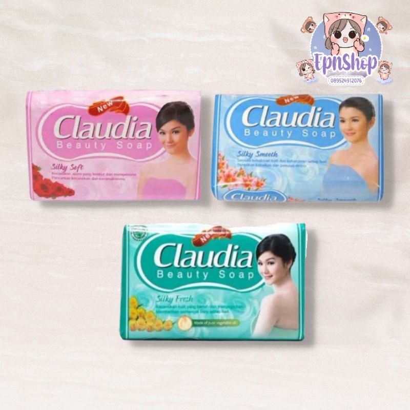 Jual CLAUDIA BEAUTY BAR SOAP SILKY SOAP / SABUN BATANG CLAUDIA 60gr ...