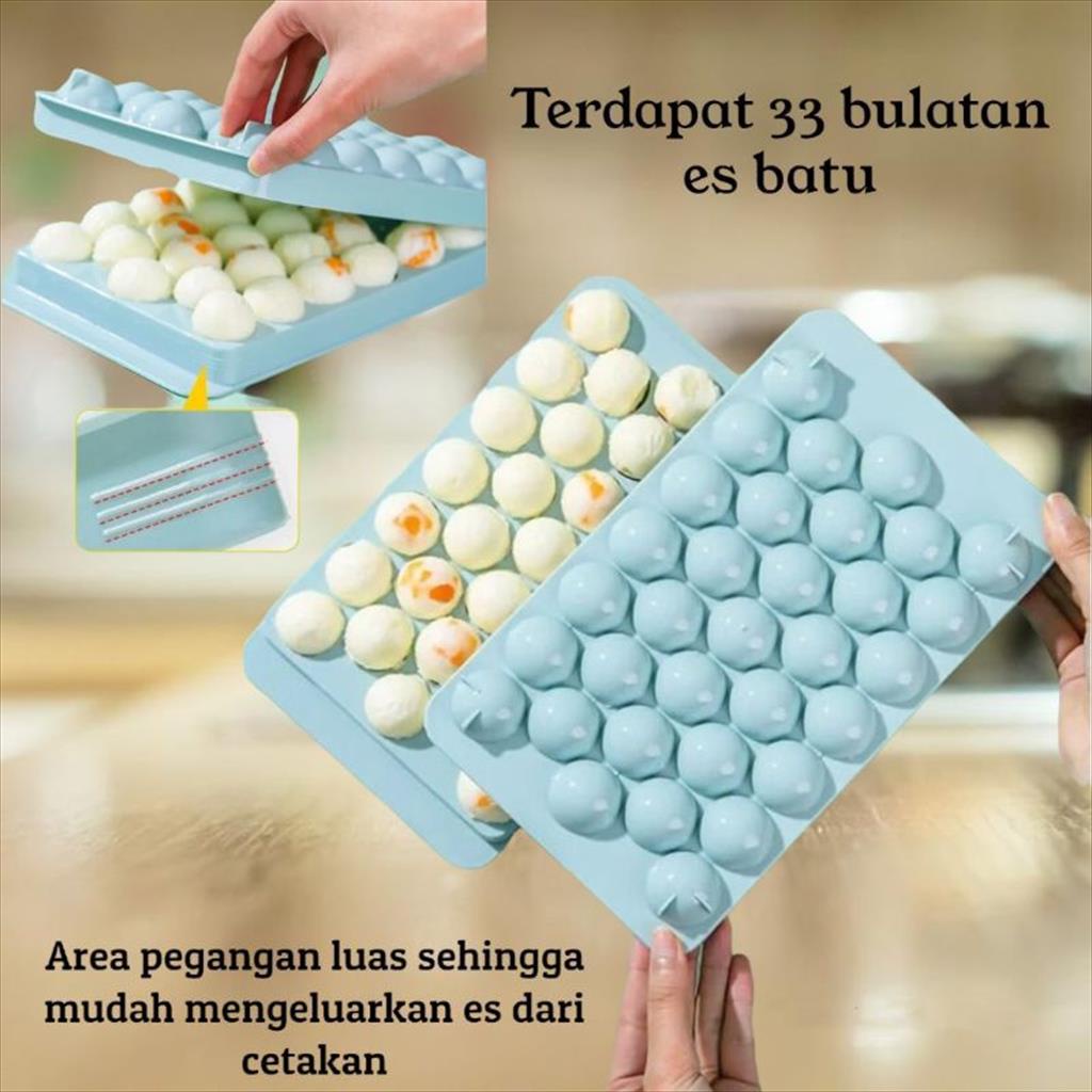 Jual Cetakan Es Batu /Jelly Bulat & Kotak Isi 33/96 | Shopee Indonesia