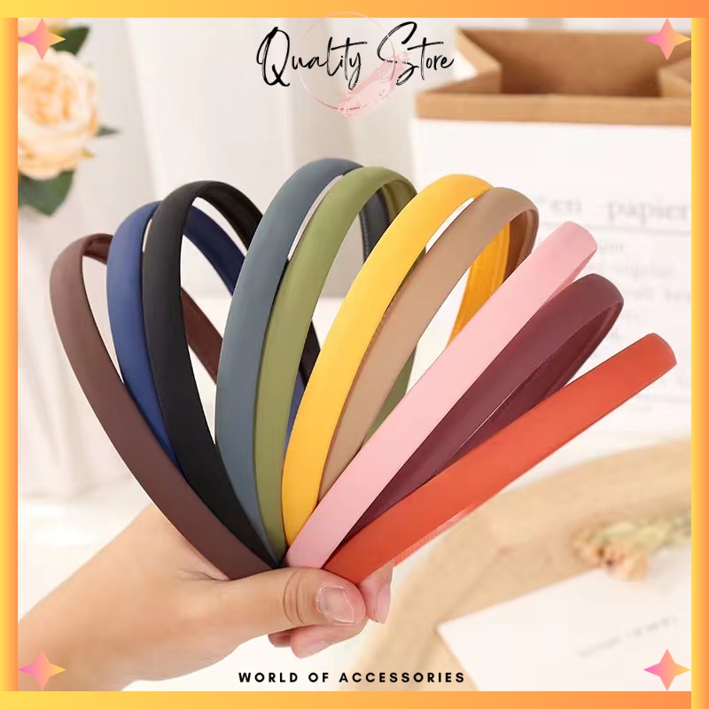 Jual QS - BANDO MATTE PREMIUM BAHAN DOFF POLOS 1,2CM / BANDO PREMIUM ...