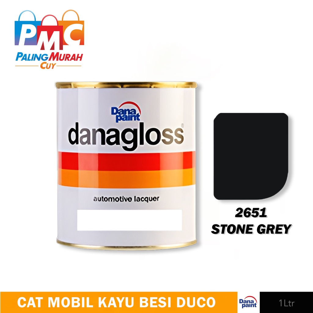 Jual DANAGLOSS NC 2651 STONE GREY - Cat Mobil Kayu Besi Duco | Shopee ...