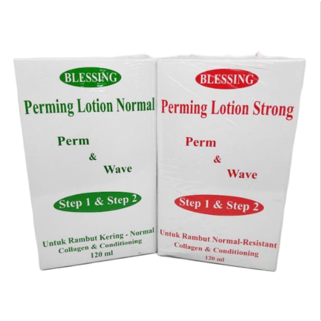 Jual Blessing Perming Lotion / Obat Keriting set (120ml) | Shopee Indonesia