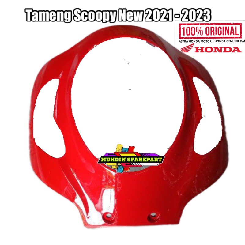 Jual Tameng panel body depan scoopy new K2F 2021-2022-2023 merah cabe ...