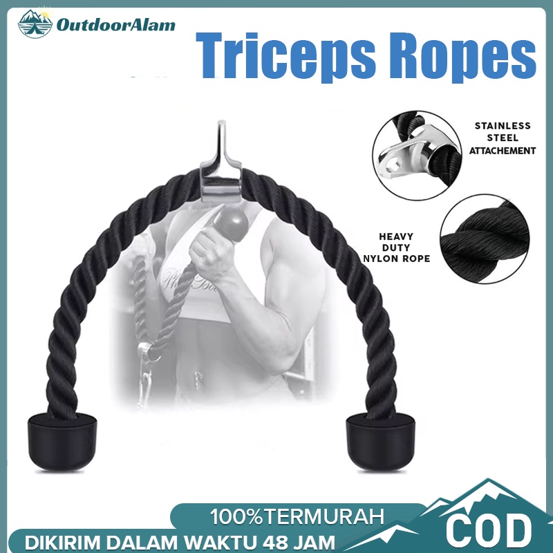 Jual Tricep Rope Premium | Tali Latihan Otot Trisep | Triceps Ropes ...
