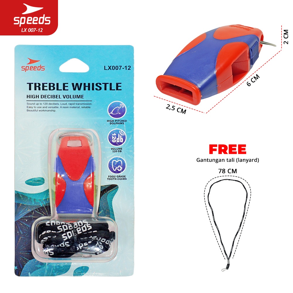 Jual SPEEDS Peluit Wasit Pluit Treble Whistle Olahraga Periwitan Sport ...